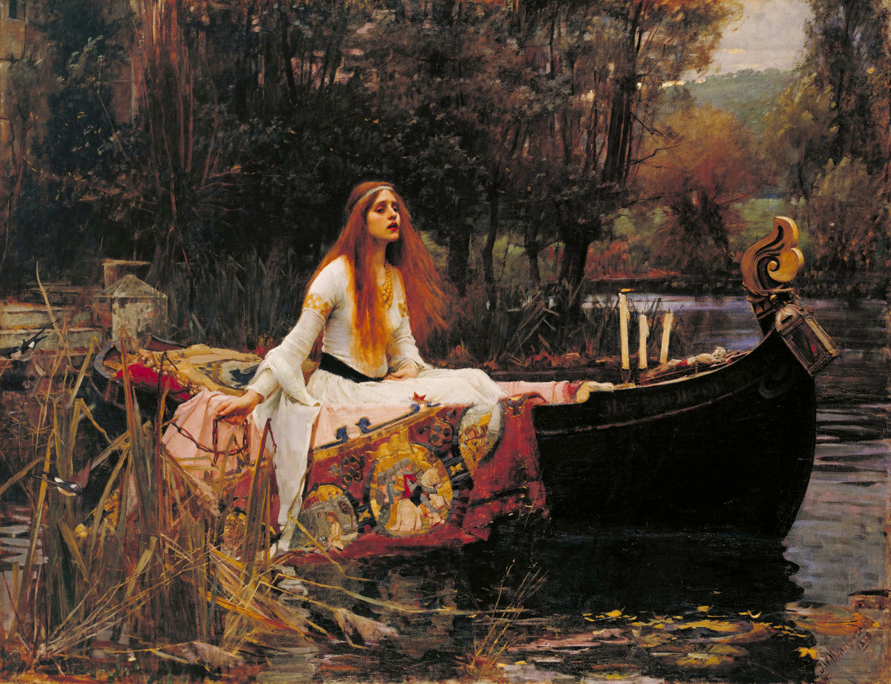 Decoupage Queen - William Waterhouse - Lady of Shallot Rice Paper ...