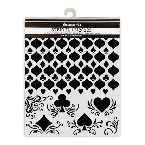 Stamperia - Master Of Magic Collection - Stencils - Cards Pattern — Root & Company