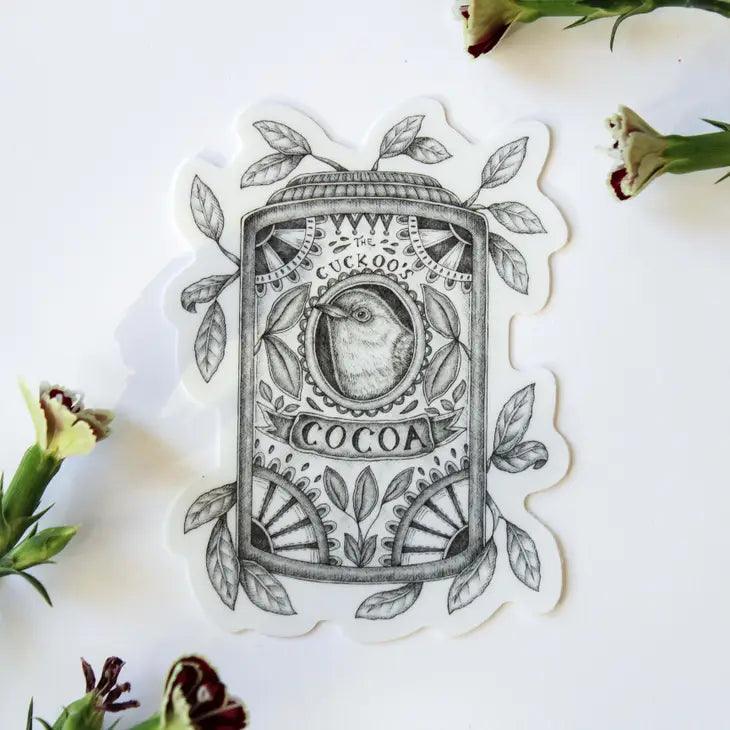 Mackenzie Myrick Studio - Cuckoo's Cocoa - Vinyl Sticker — Root & Company